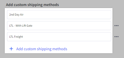 B2B Edition Settings